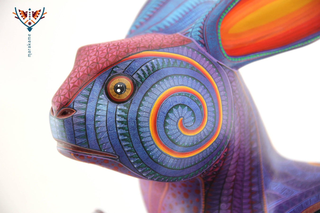 Alebrije - Conejo con cría - Arte Marakame