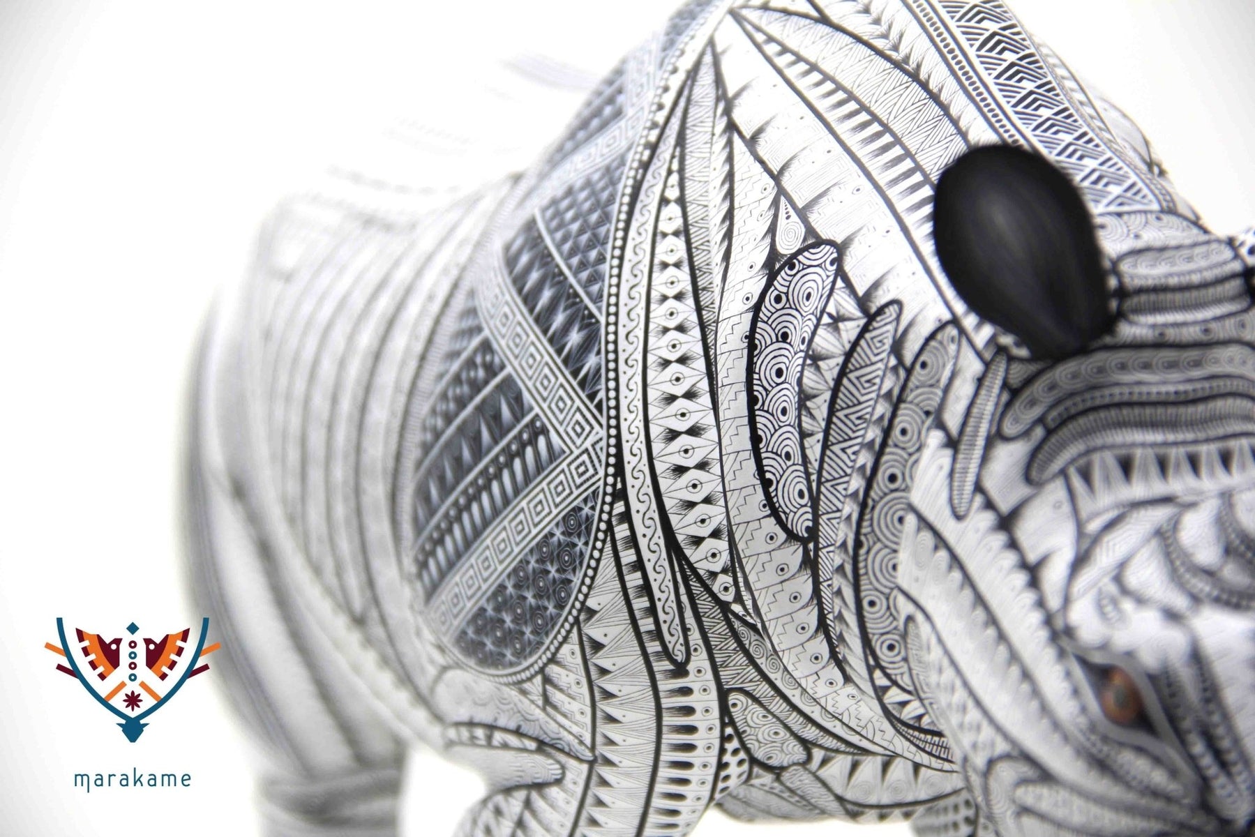 Alebrije - Cachu - Arte Huichol - Marakame