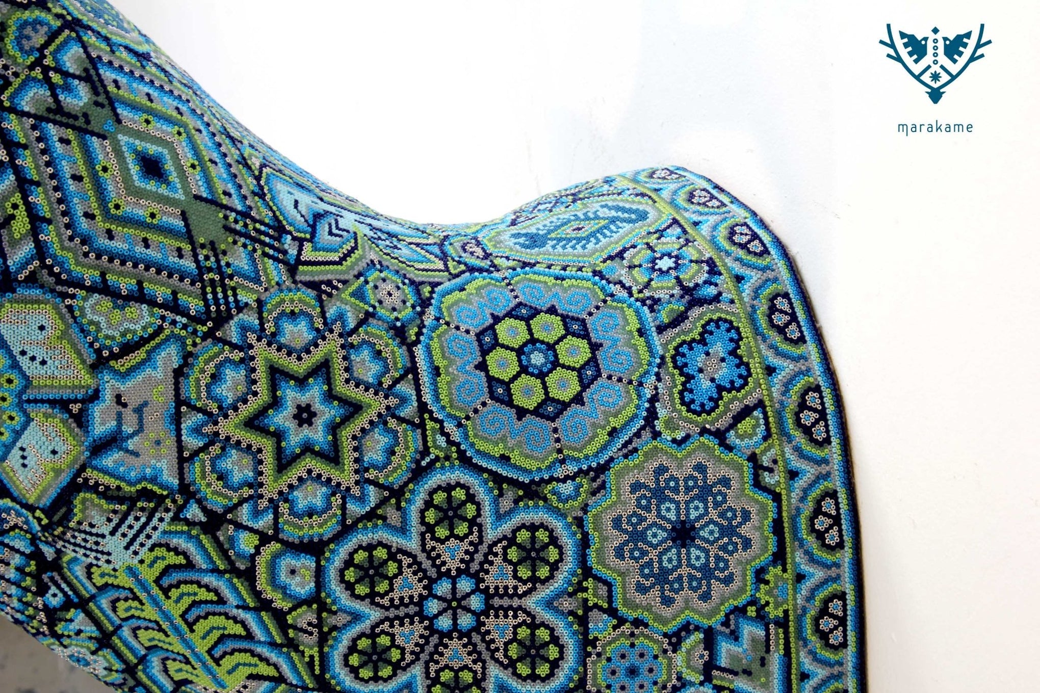 Escultura Arte Huichol - Tamatsi Kauyumarie - Arte Marakame