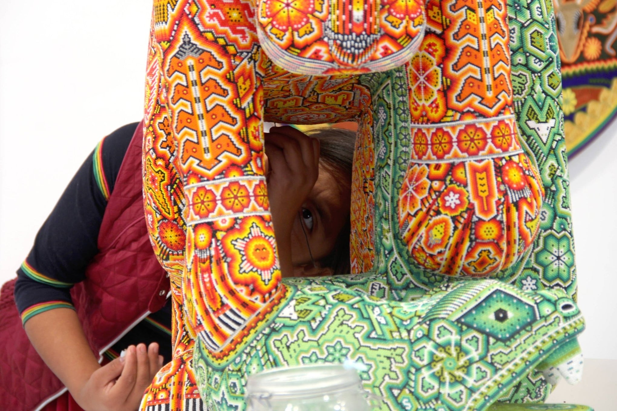 Escultura Arte Huichol - Jaguar alado con serpiente - Tatewari - Arte ...