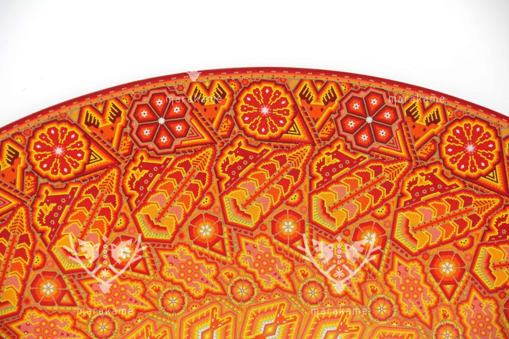 Nierika de Chaquira Círculo Huichol - Tawexika - Nuestro padre Sol - 1 ...